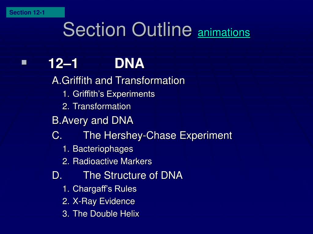 PPT - Section Outline animations PowerPoint Presentation, free download ...