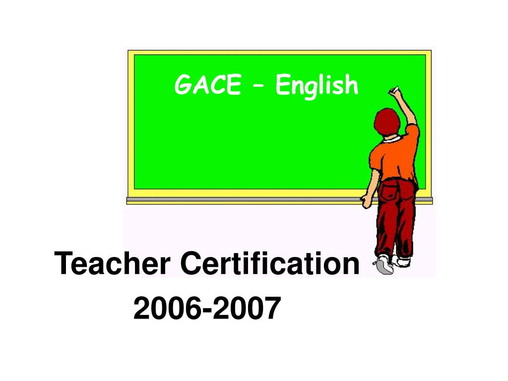 PPT - GACE – English PowerPoint Presentation, free download - ID:605859
