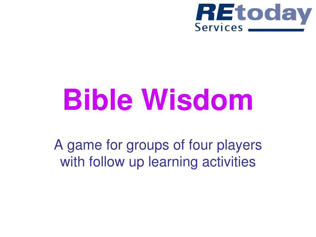 PPT - Bible Wisdom PowerPoint Presentation, free download - ID:606300