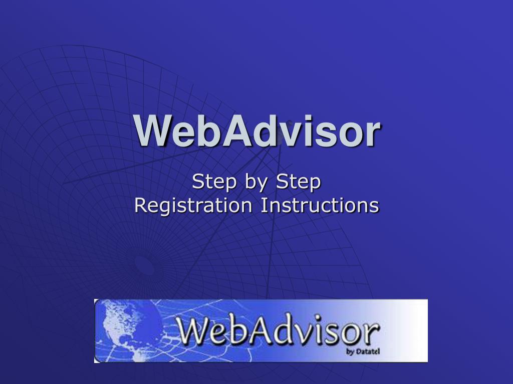 PPT - WebAdvisor PowerPoint Presentation, free download - ID:608486