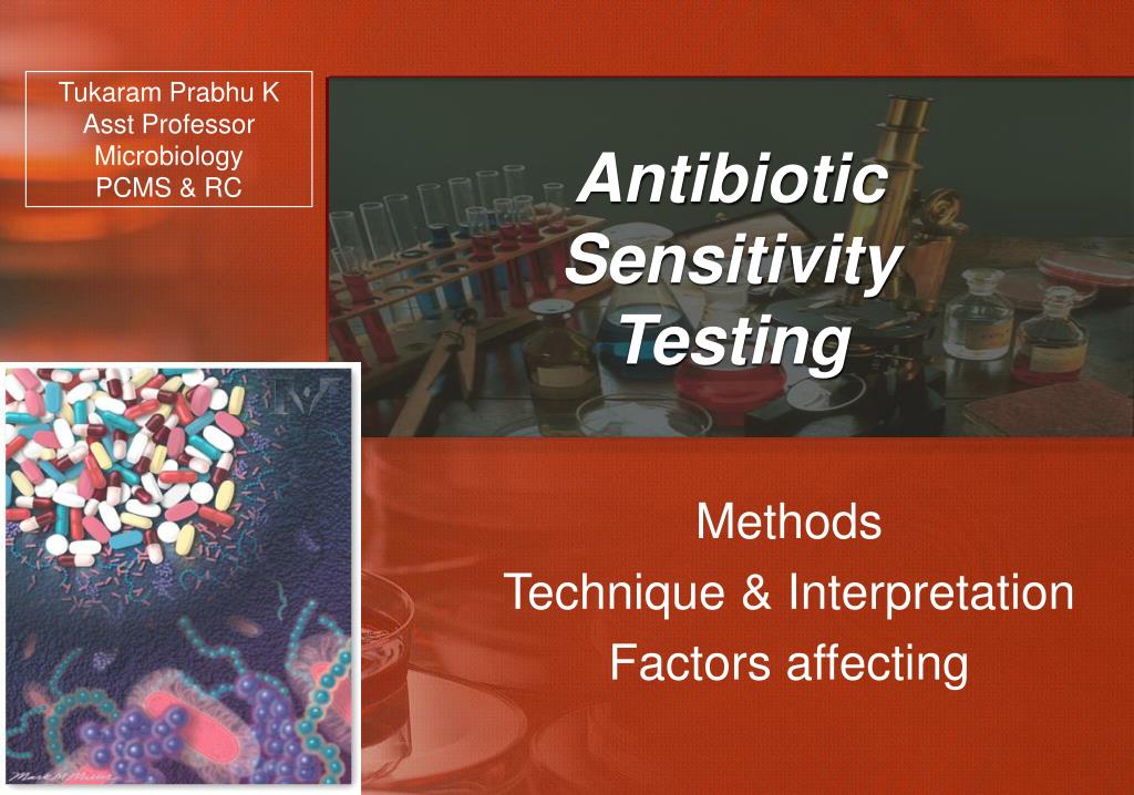 PPT - Antibiotic Sensitivity Testing PowerPoint Presentation, free ...