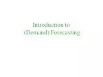 PPT - Demand Estimation & Forecasting PowerPoint Presentation, free ...