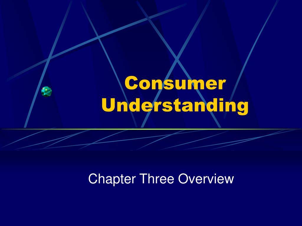 PPT - Consumer Understanding PowerPoint Presentation, free download ...