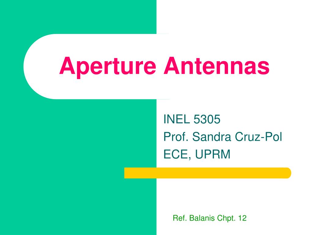 PPT - Aperture Antennas PowerPoint Presentation, free download - ID:610645