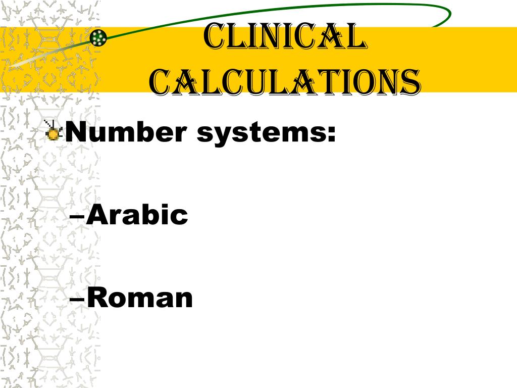 PPT - Clinical calculations PowerPoint Presentation, free download - ID ...