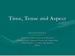 PPT - The Tense and Aspect System PowerPoint Presentation, free ...
