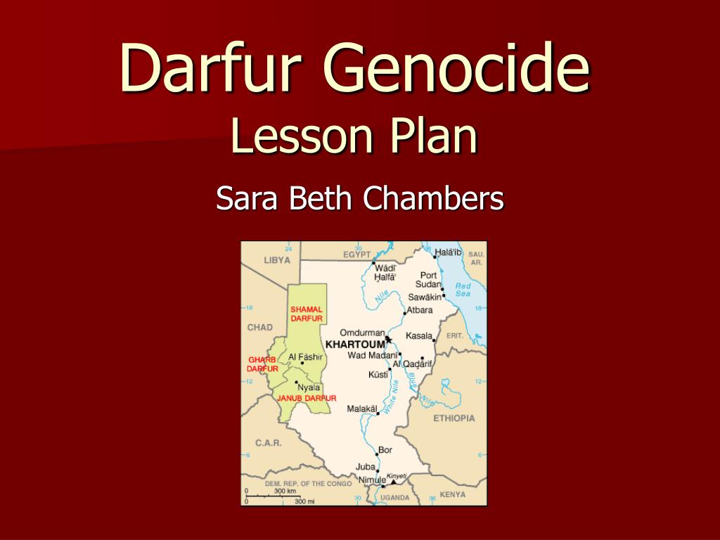 PPT - Darfur Genocide Lesson Plan PowerPoint Presentation, free ...