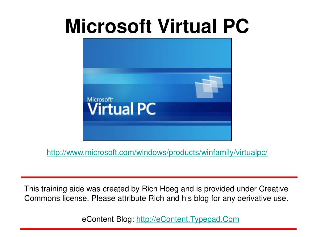 PPT - Microsoft Virtual PC PowerPoint Presentation, free download - ID ...