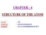 PPT - Chapter 4 Structure of the Atom PowerPoint Presentation, free ...