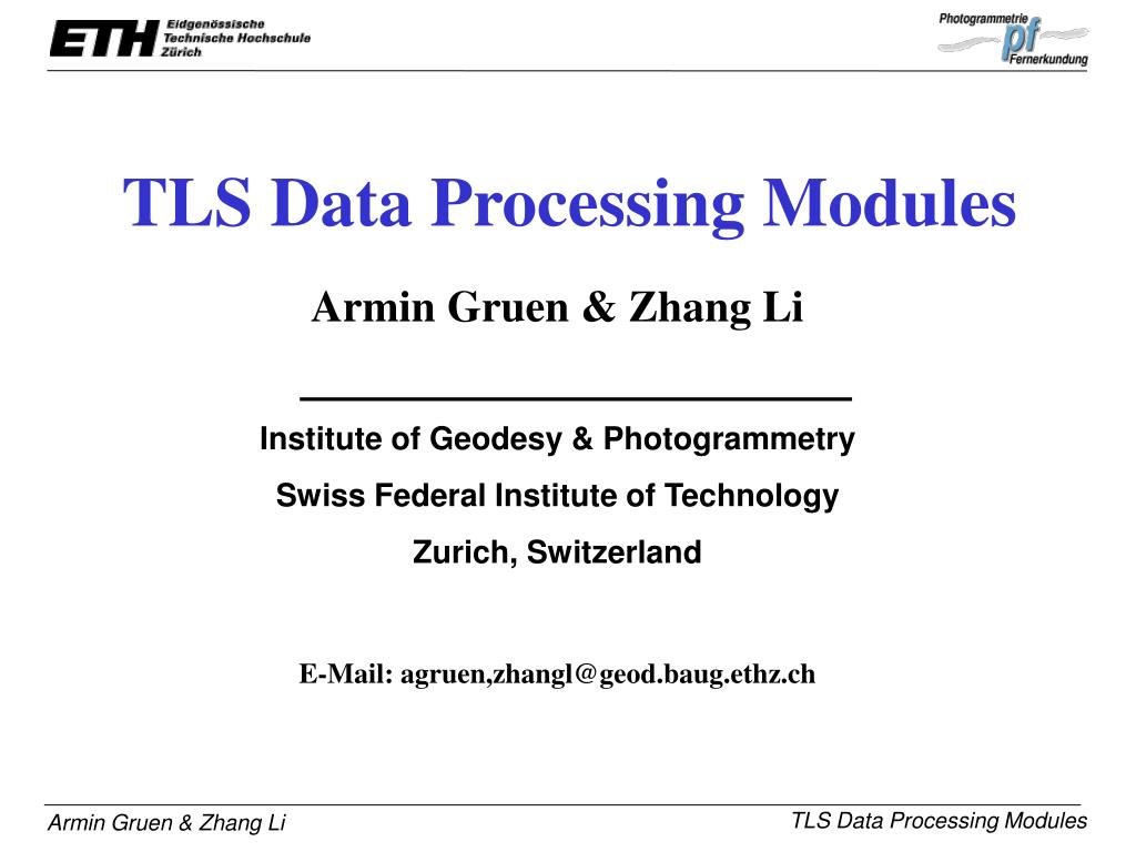 PPT - TLS Data Processing Modules PowerPoint Presentation, free ...