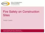 PPT - FIRE SAFETY IN CONSTRUCTION PowerPoint Presentation, free ...