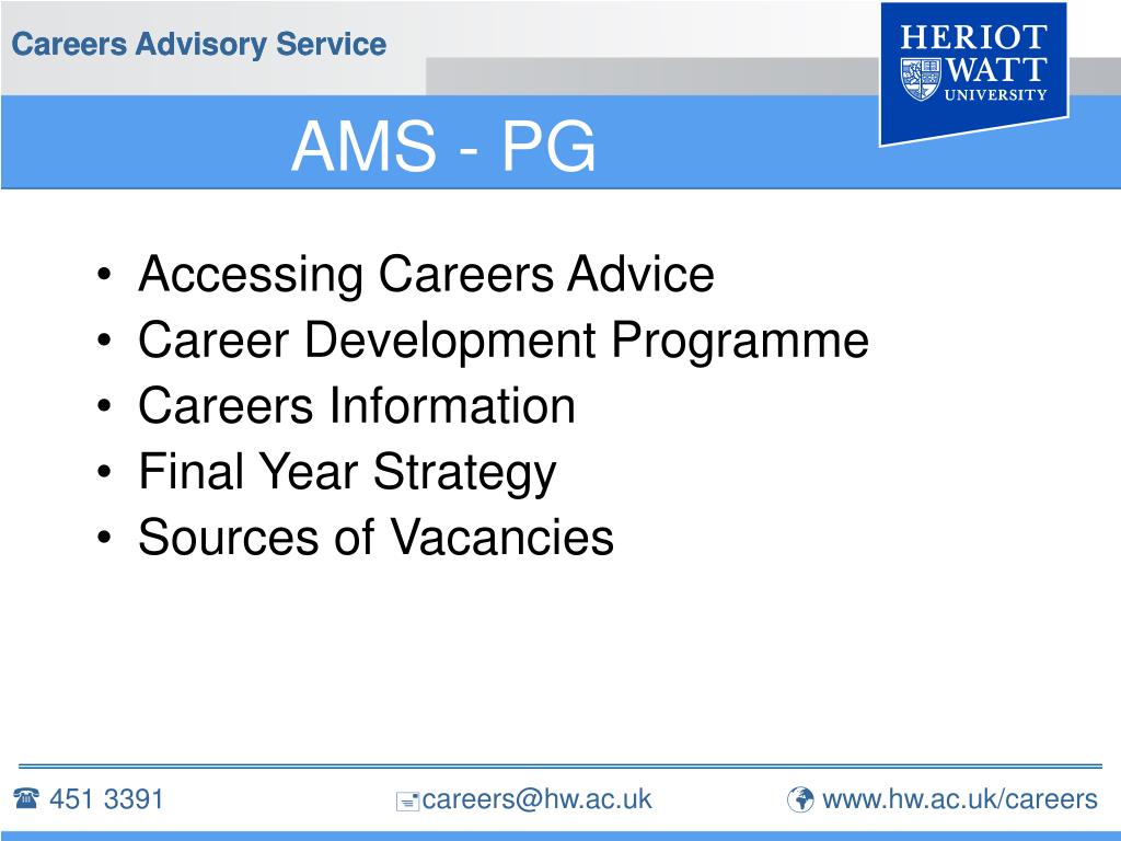 PPT - AMS - PG PowerPoint Presentation, free download - ID:62159