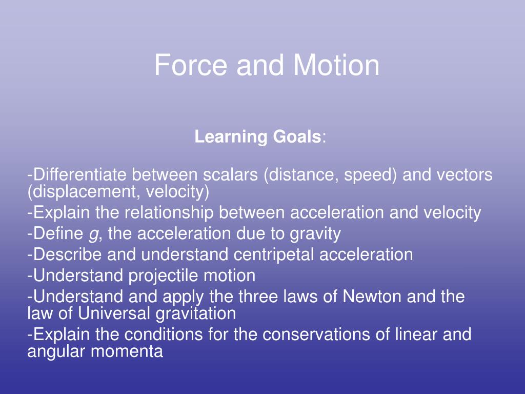 PPT - Force and Motion PowerPoint Presentation, free download - ID:623490