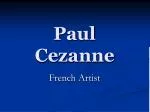 PPT - Paul Cezanne The Apples PowerPoint Presentation, free download ...