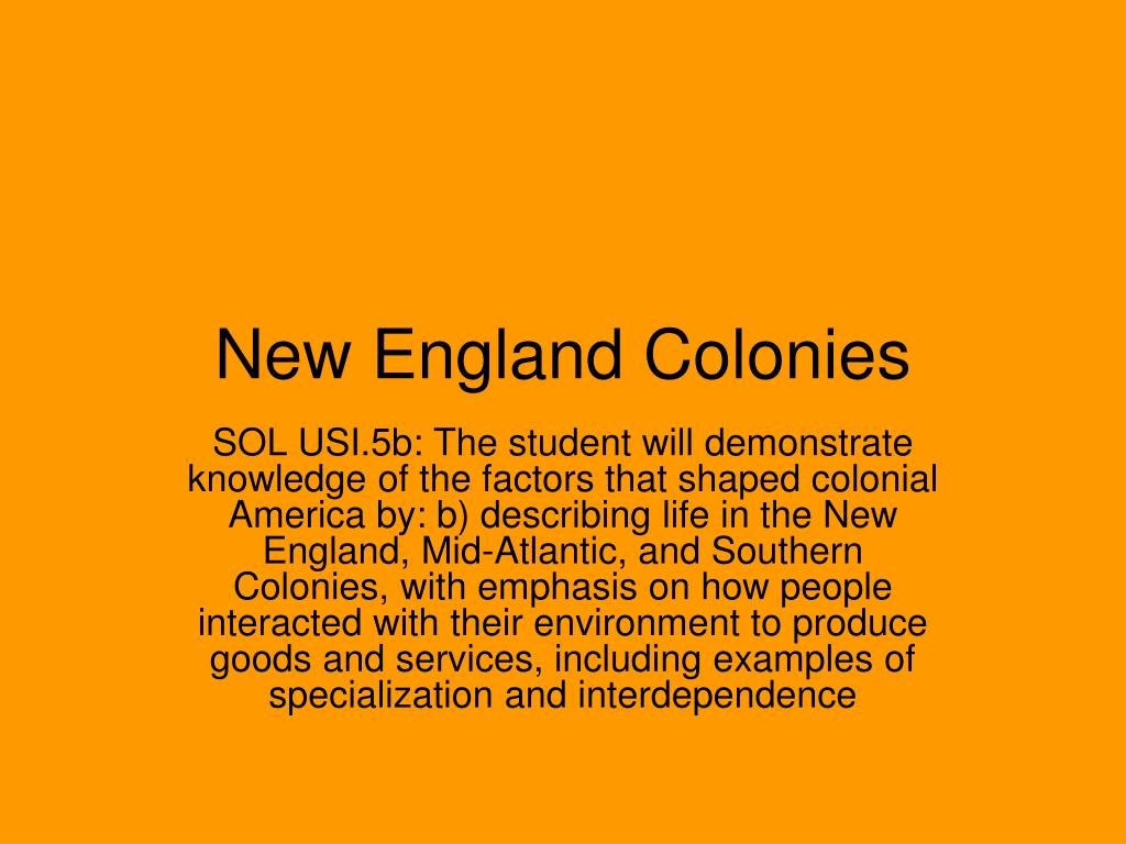 PPT - New England Colonies PowerPoint Presentation, free download - ID ...