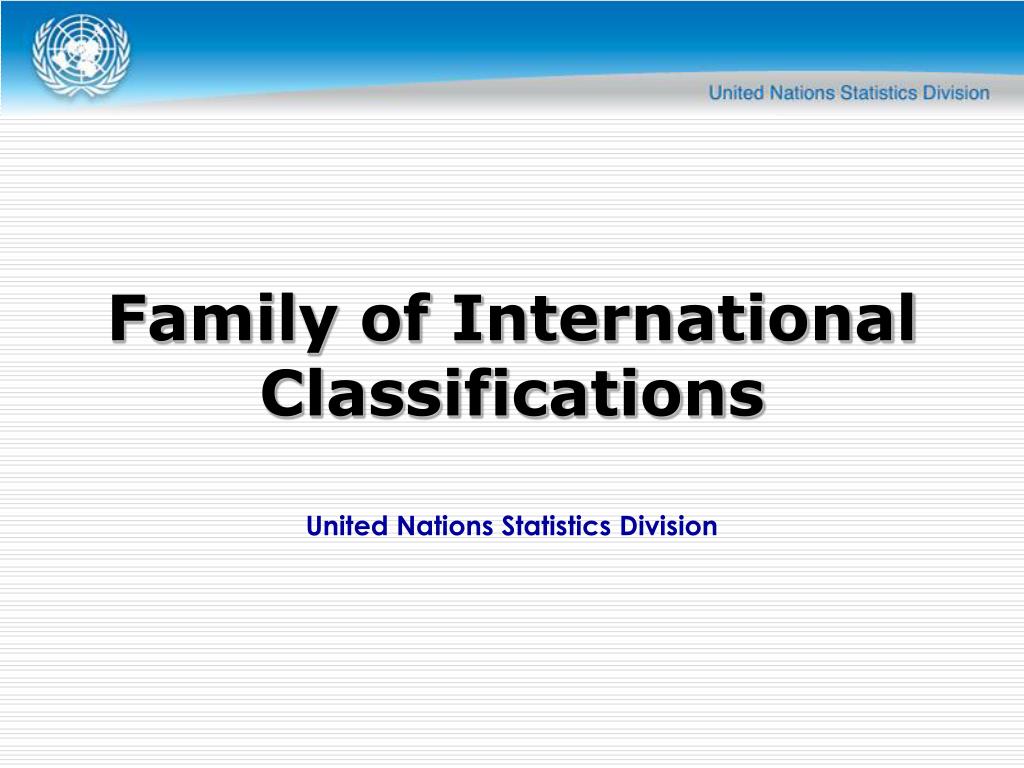 PPT - United Nations Statistics Division PowerPoint Presentation, free ...