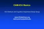 PPT - Confusion Assessment Method for the ICU (CAM-ICU) PowerPoint ...