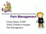 PPT - Pain Management PowerPoint Presentation, free download - ID:161581