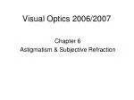 PPT - Visual Optics I PowerPoint Presentation, free download - ID:3126234