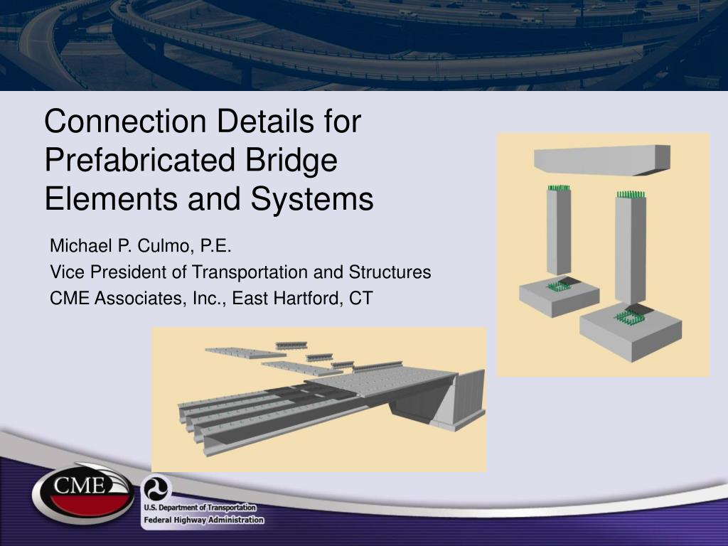 PPT - Connection Details for Prefabricated Bridge Elements and Systems ...