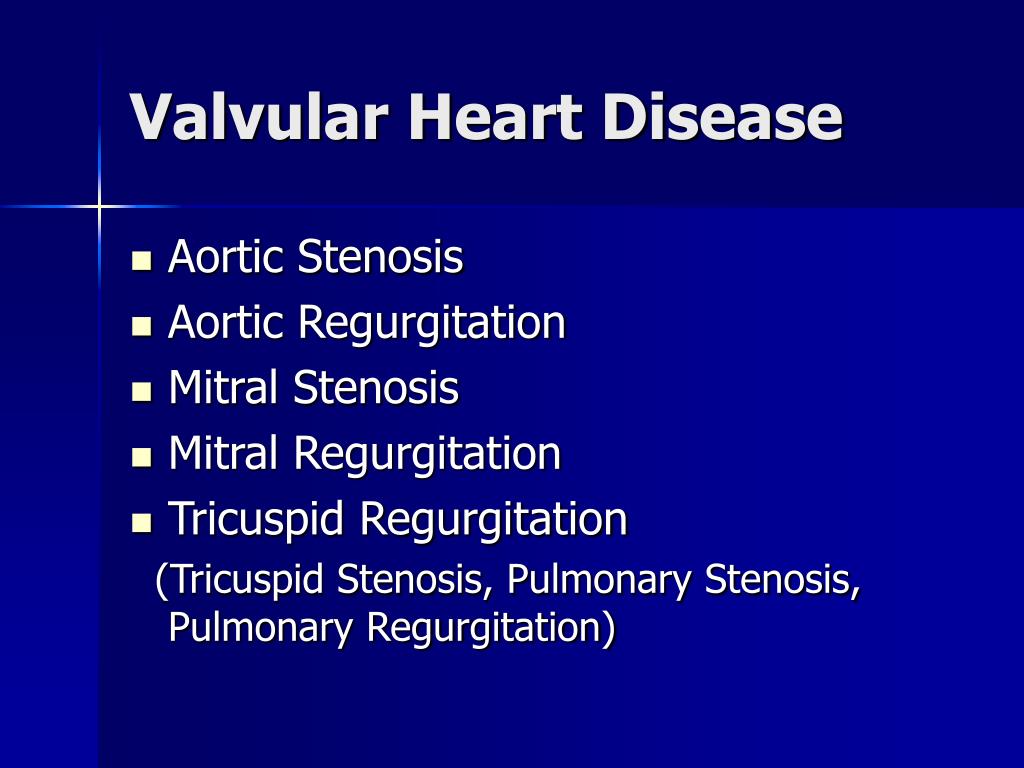 PPT - Valvular Heart Disease PowerPoint Presentation, free download ...