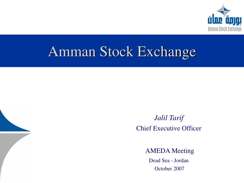 PPT - Amman Stock Exchange PowerPoint Presentation, free download - ID ...