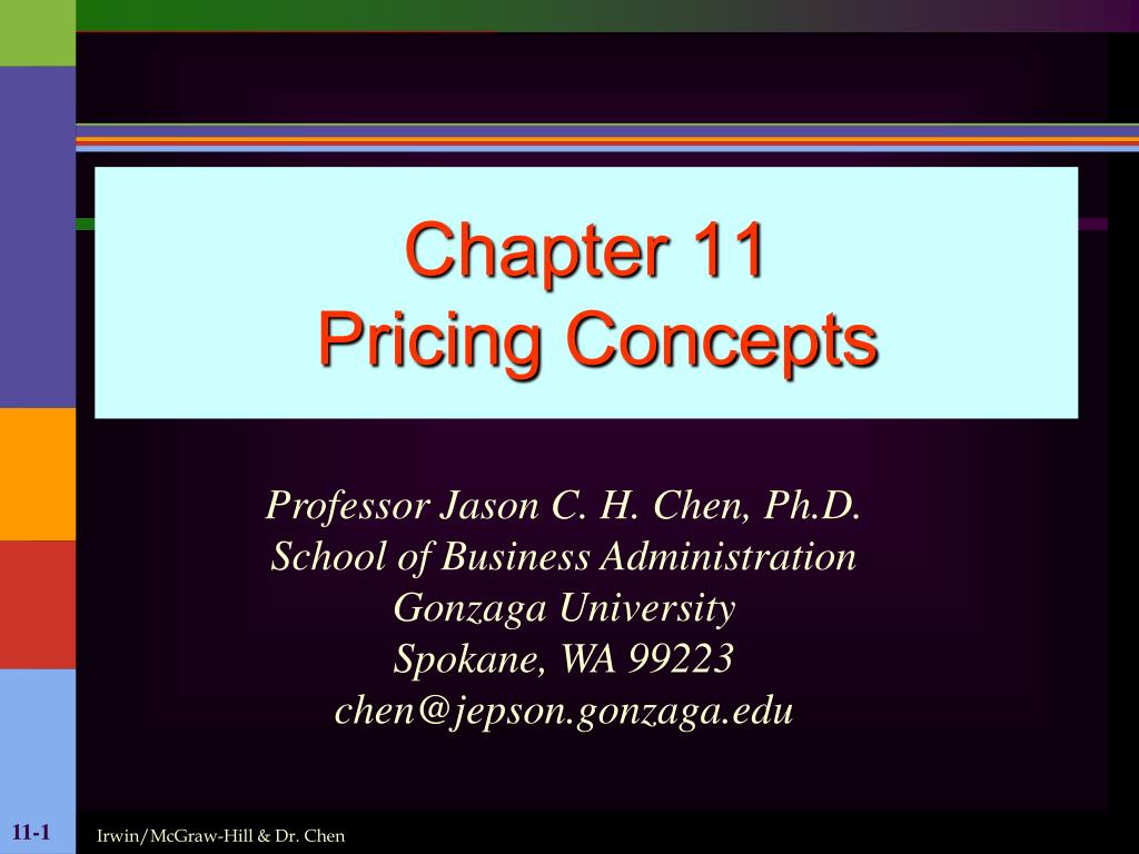 PPT - Chapter 11 Pricing Concepts PowerPoint Presentation, free ...