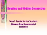 PPT - The Reading-Writing-Spelling Connection PowerPoint Presentation ...