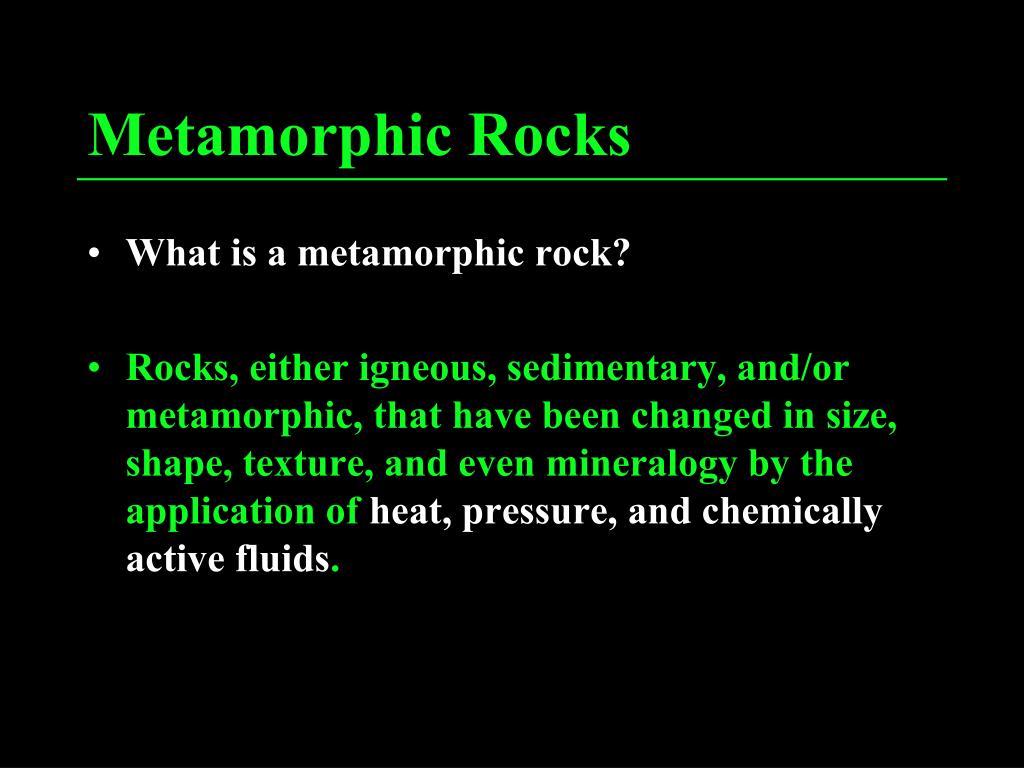 PPT - Metamorphic Rocks PowerPoint Presentation, free download - ID:629922