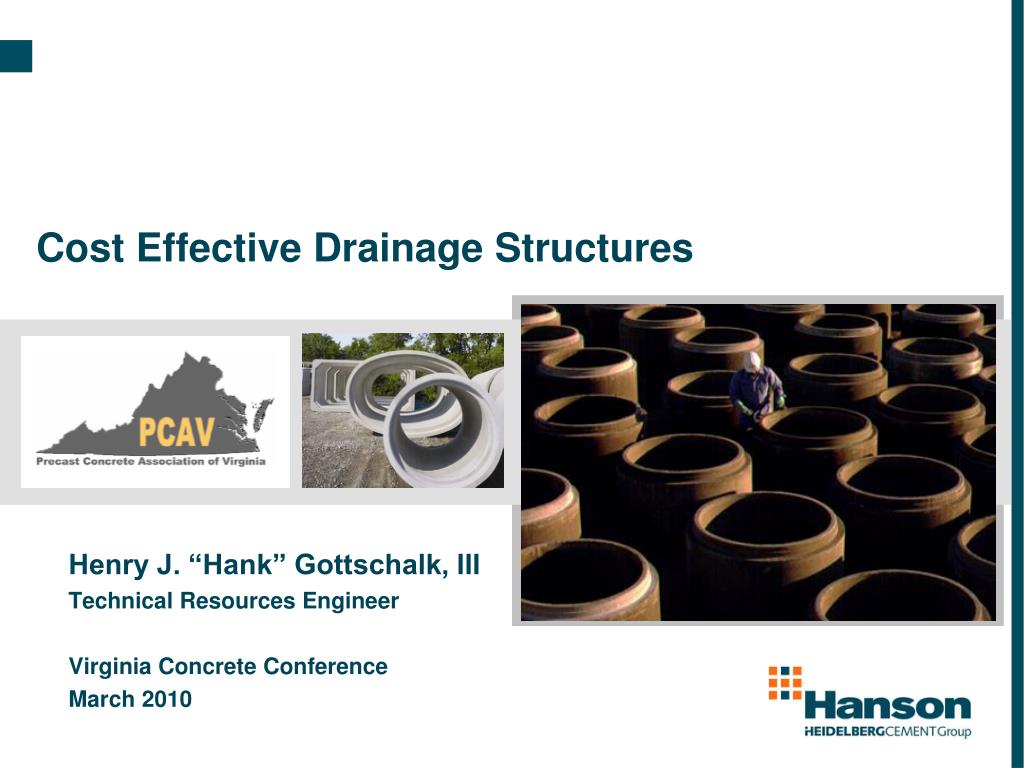 PPT - Cost Effective Drainage Structures PowerPoint Presentation, free ...