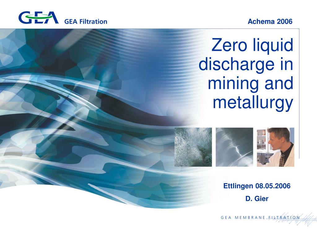PPT - Zero liquid discharge in mining and metallurgy PowerPoint ...