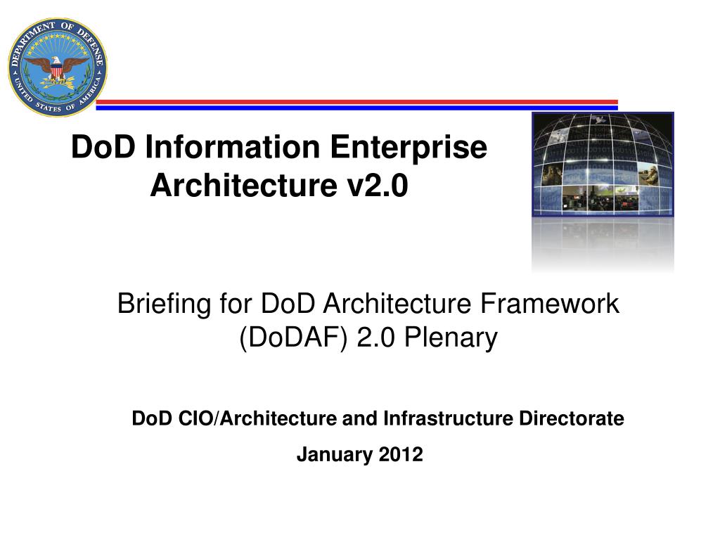 PPT - DoD Information Enterprise Architecture v2.0 PowerPoint ...
