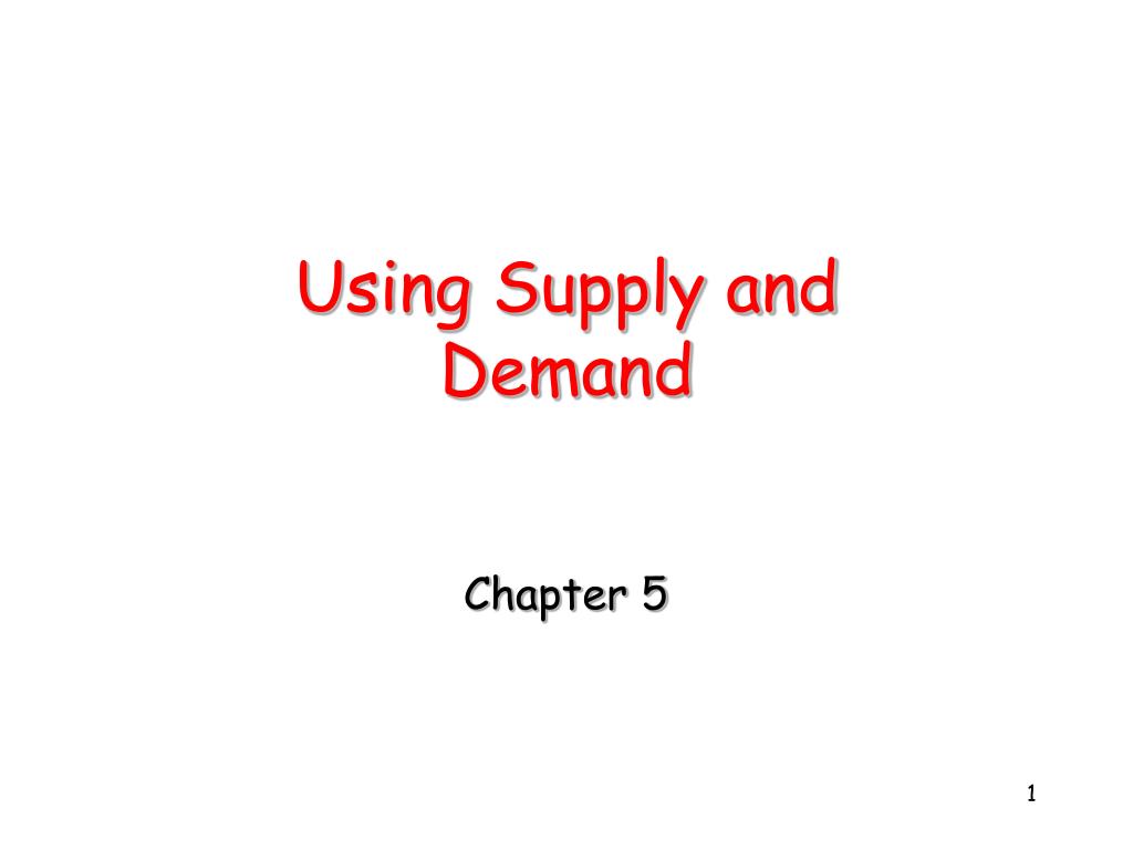 PPT - Using Supply and Demand PowerPoint Presentation, free download ...