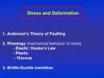 PPT - Anderson’s theory of faulting PowerPoint Presentation, free ...