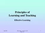 PPT - Principles of Teaching and Learning in Clinical Settings ...
