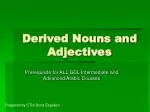 PPT - Predicate Nouns and Adjectives PowerPoint Presentation, free ...