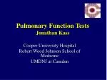 PPT - PULMONARY FUNCTION TESTS PowerPoint Presentation, free download ...