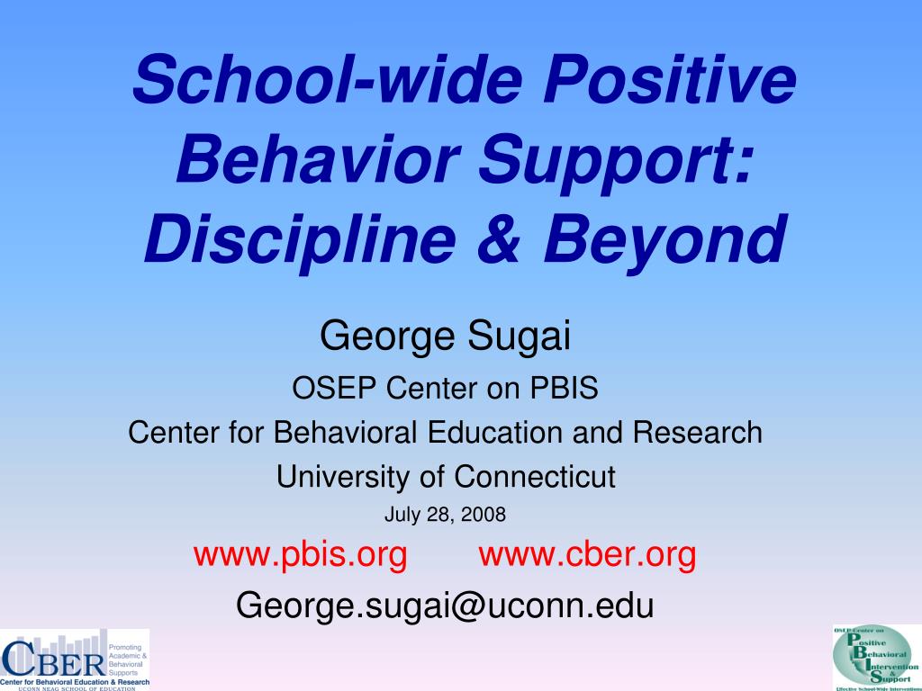 PPT - School-wide Positive Behavior Support: Discipline & Beyond ...