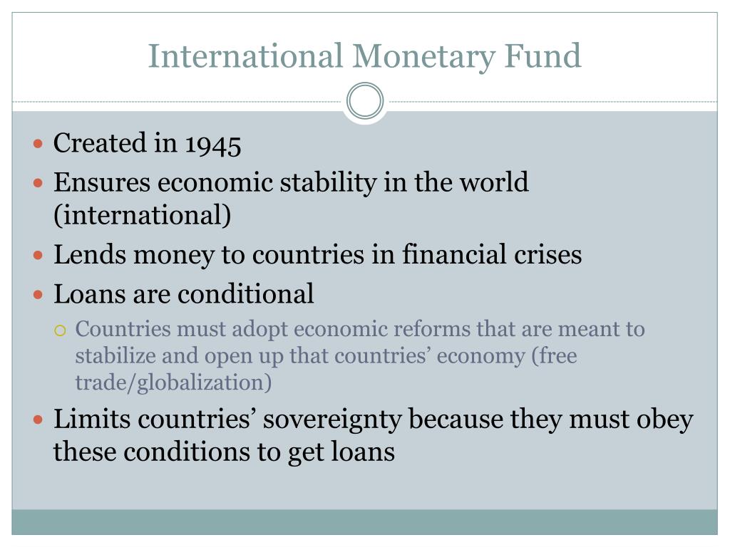 PPT - International Monetary Fund PowerPoint Presentation, free ...