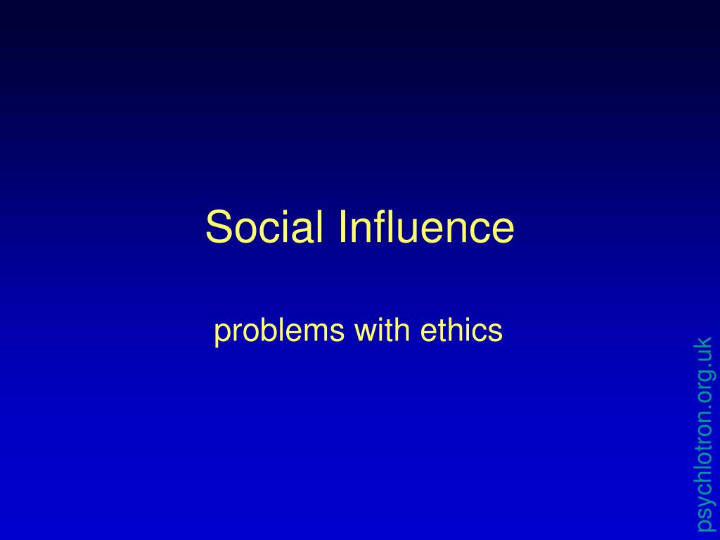 PPT - Social Influence PowerPoint Presentation, free download - ID:636462