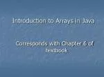 PPT - Arrays in Java PowerPoint Presentation, free download - ID:2383028