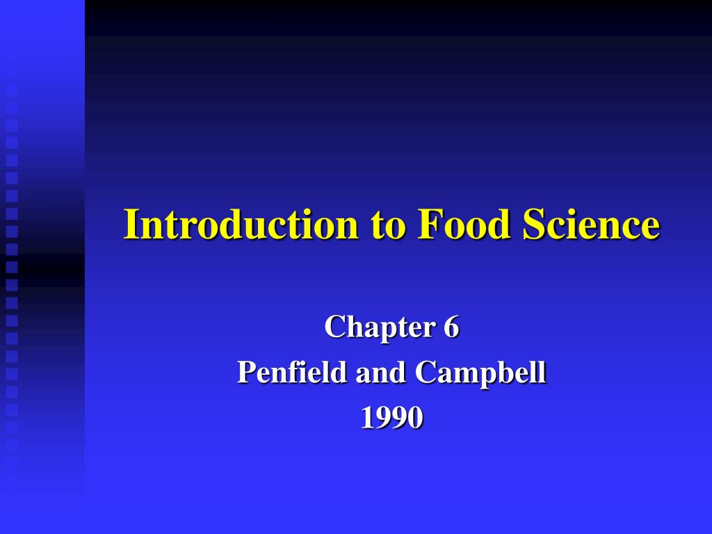 PPT - Introduction to Food Science PowerPoint Presentation, free ...