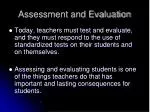 PPT - Assessment and Evaluation PowerPoint Presentation, free download ...