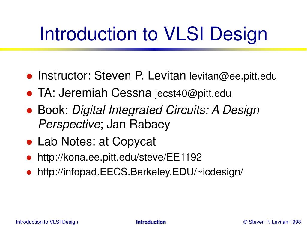 PPT - Introduction to VLSI Design PowerPoint Presentation, free download - ID:638925