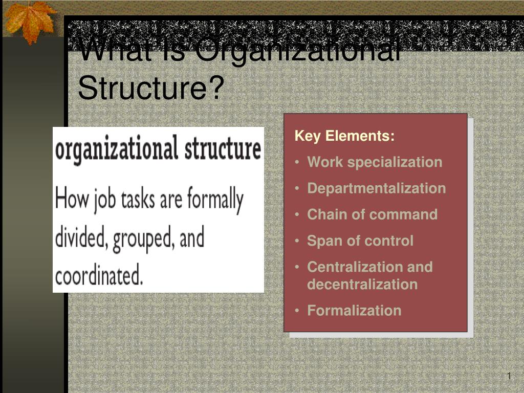 PPT - What Is Organizational Structure? PowerPoint Presentation, free ...