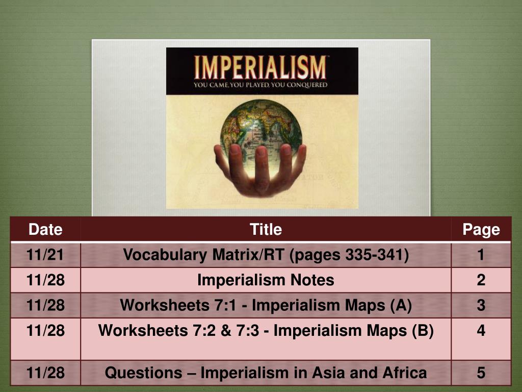 PPT - What is Imperialism? PowerPoint Presentation, free download - ID ...