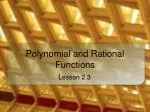 PPT - Polynomial and Rational Functions PowerPoint Presentation, free ...