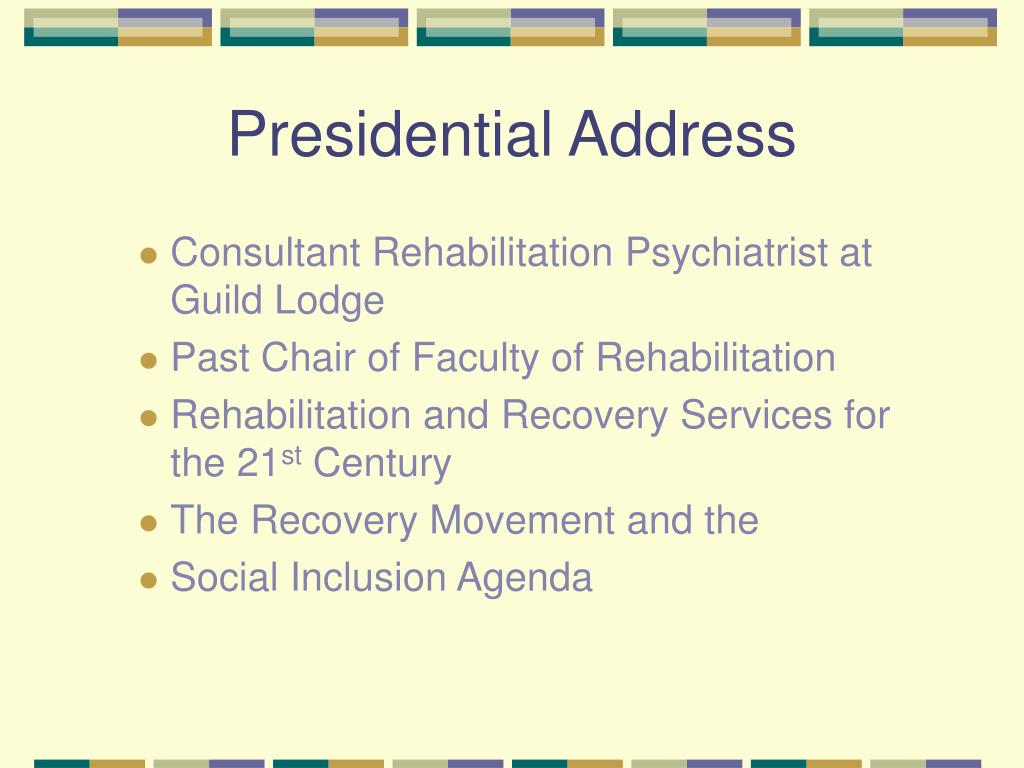 PPT - Presidential Address PowerPoint Presentation, free download - ID ...