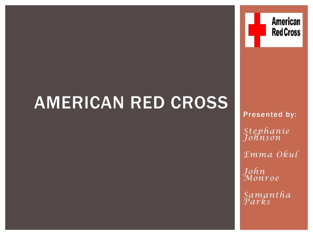 PPT - American Red cross PowerPoint Presentation, free download - ID:643305