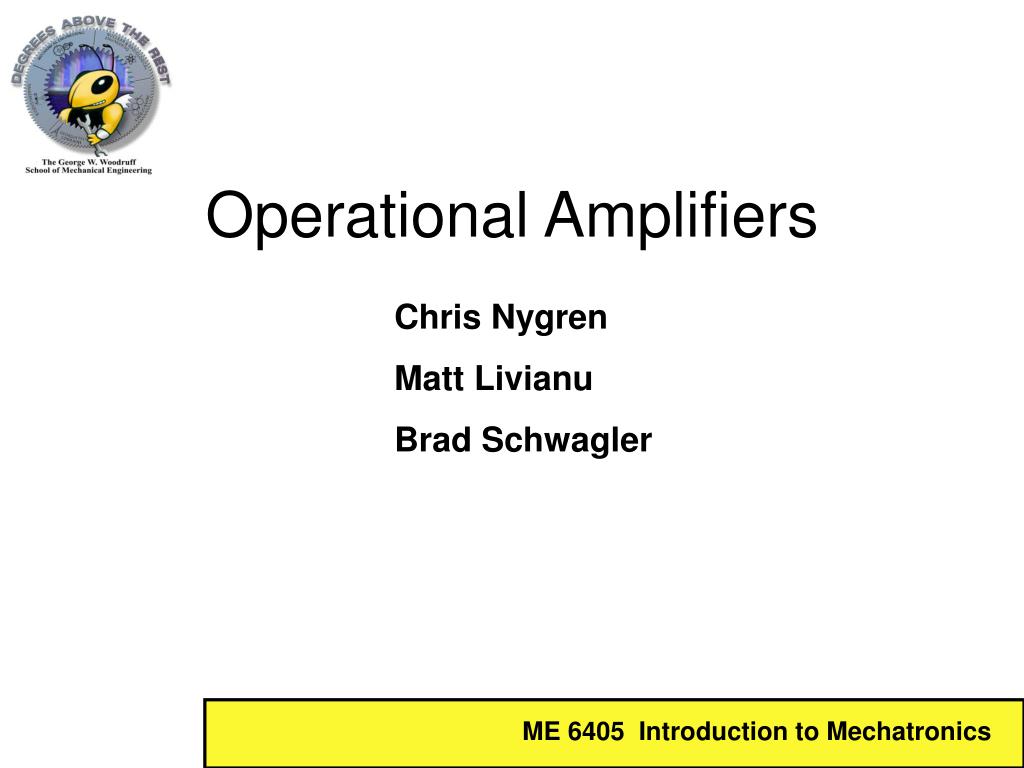 PPT - Operational Amplifiers PowerPoint Presentation, free download ...